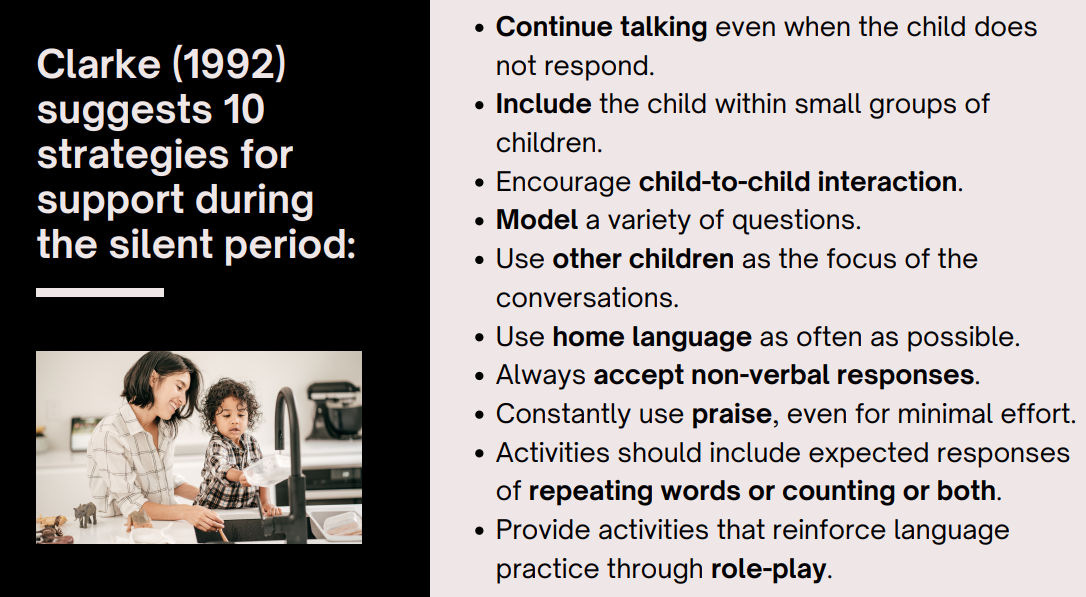 Understanding the silent period - EAL Diaries